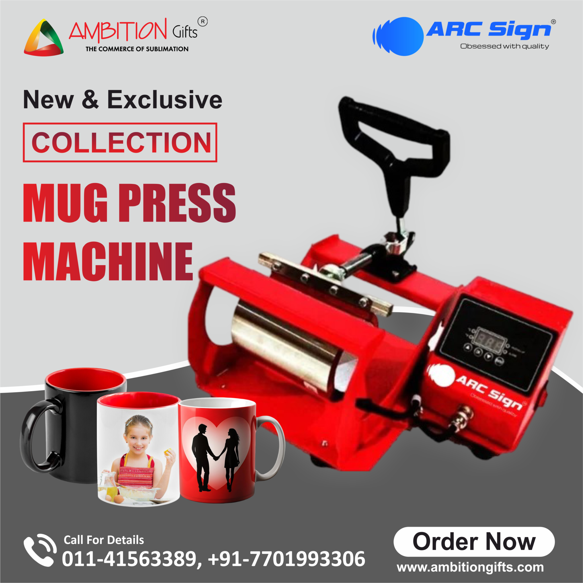 New Launch – ARC Sign Mug Press Machine!